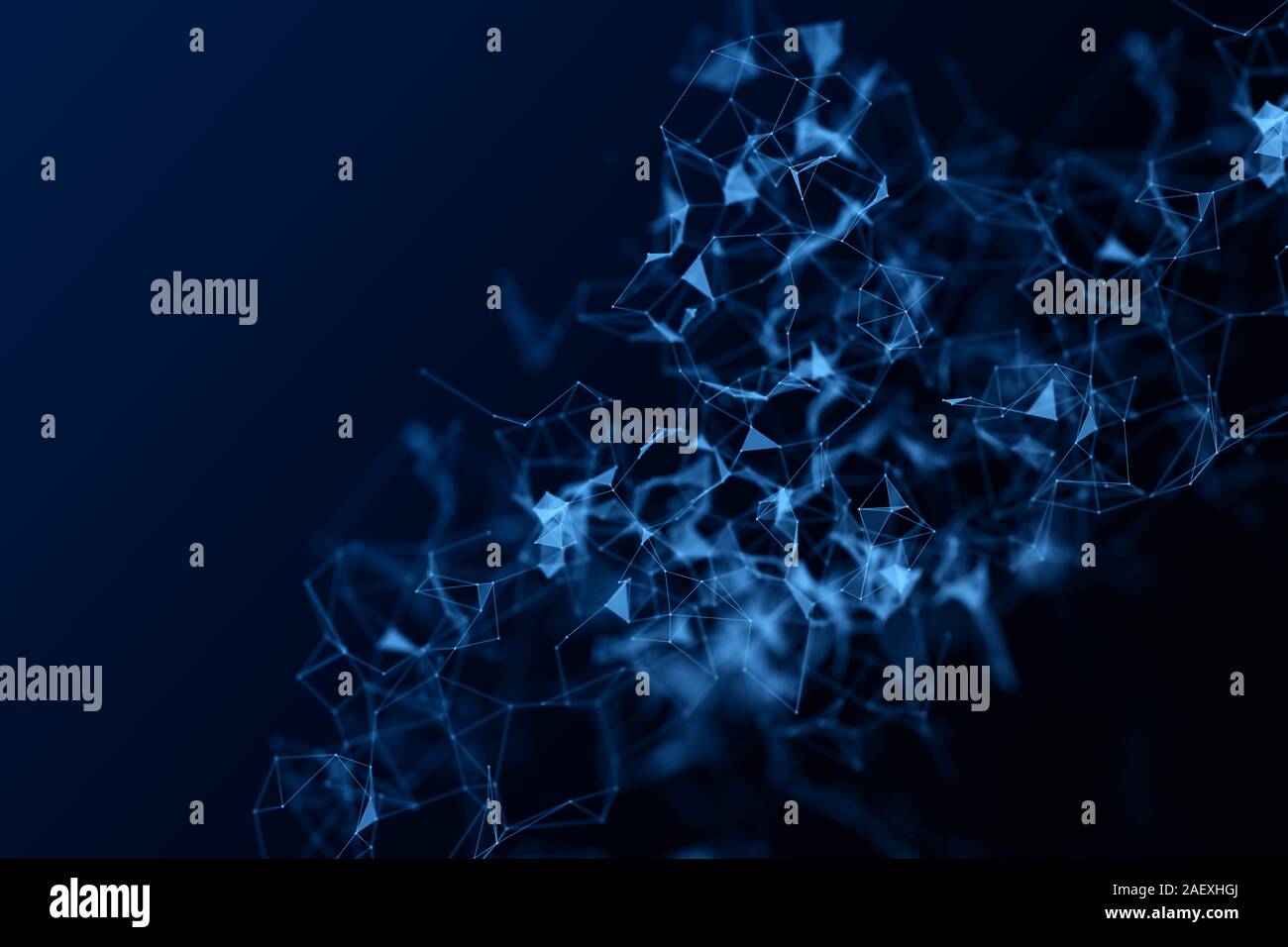 abstract plexus background for futuristic network concept Stock Photo ...