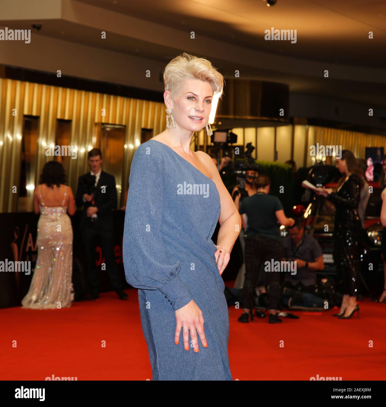 Kate Peck attends the 2019 AACTA Awards Presented by Foxtel at The Star ...