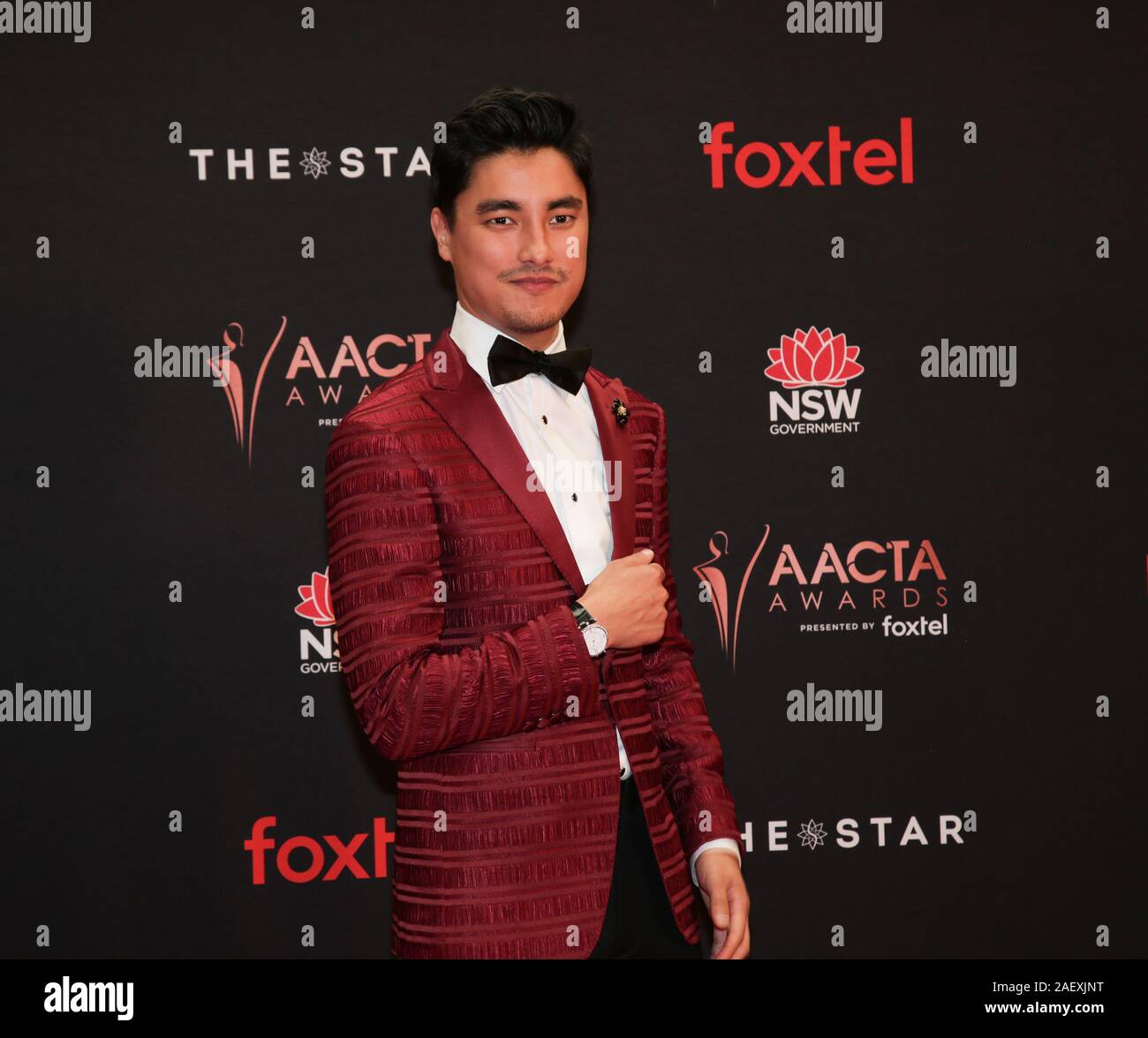 Remy Hii attends the 2019 AACTA Awards Presented by Foxtel at The Star ...