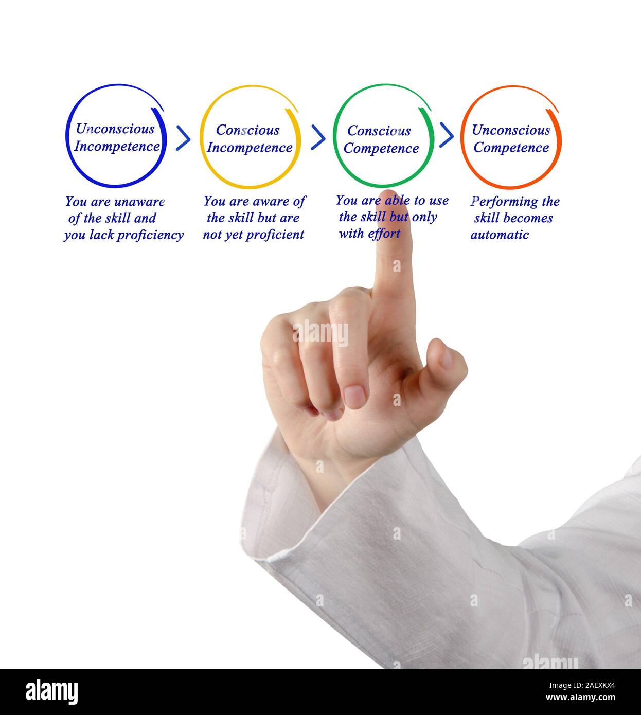 Competence and incompetence Stock Photo - Alamy