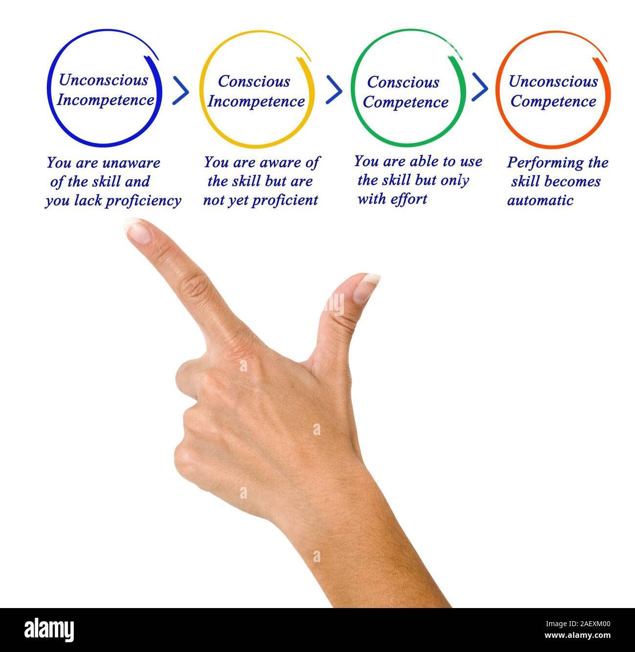 Competence and incompetence Stock Photo - Alamy