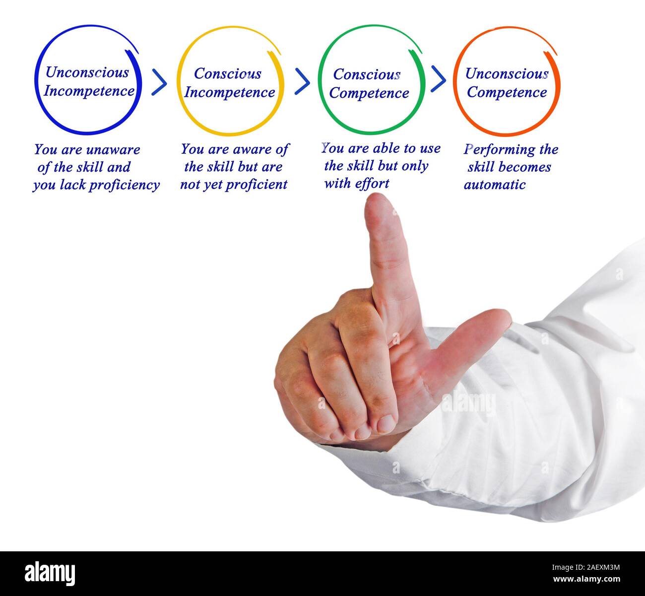 Competence and incompetence Stock Photo - Alamy