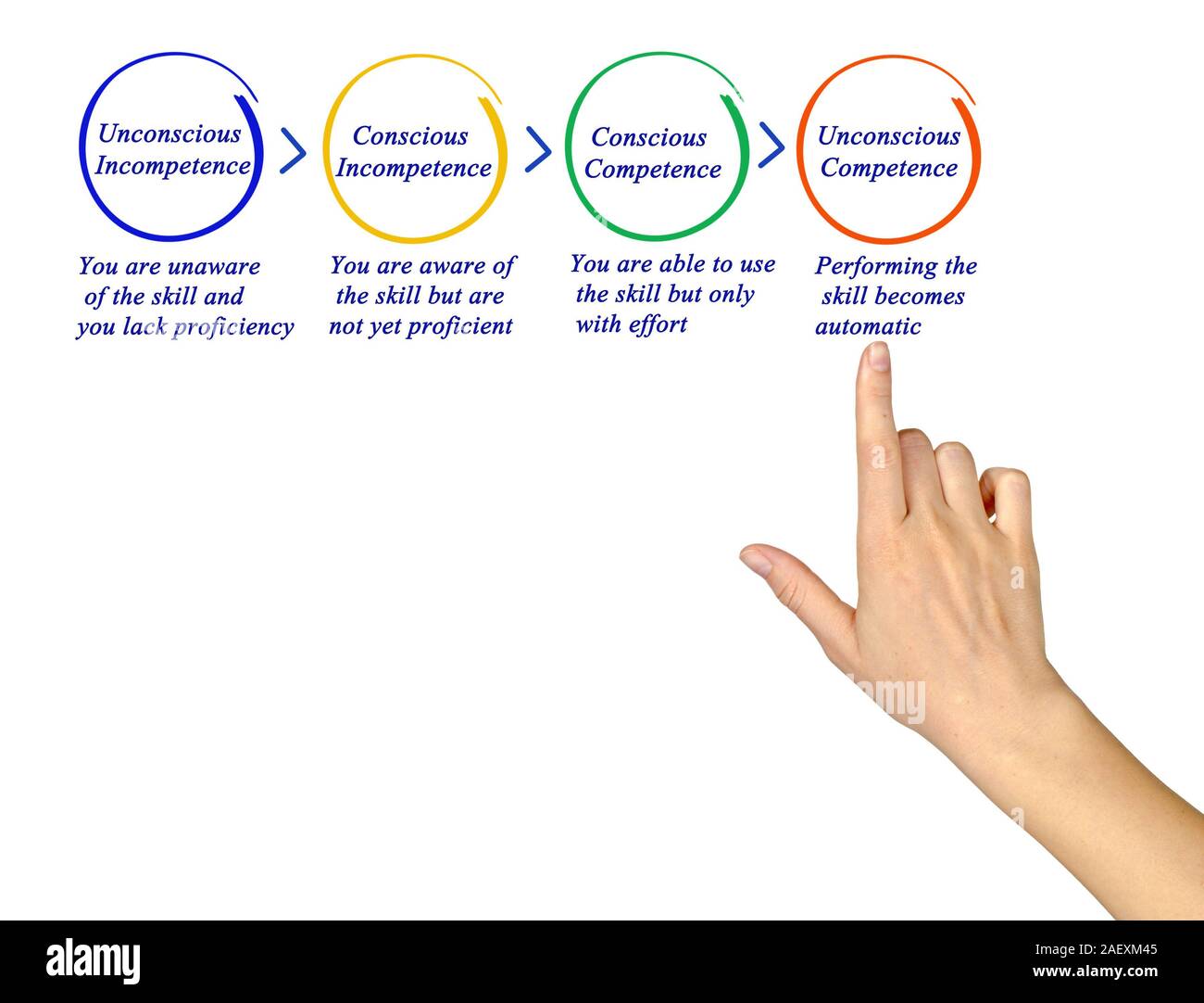 Competence and incompetence Stock Photo - Alamy