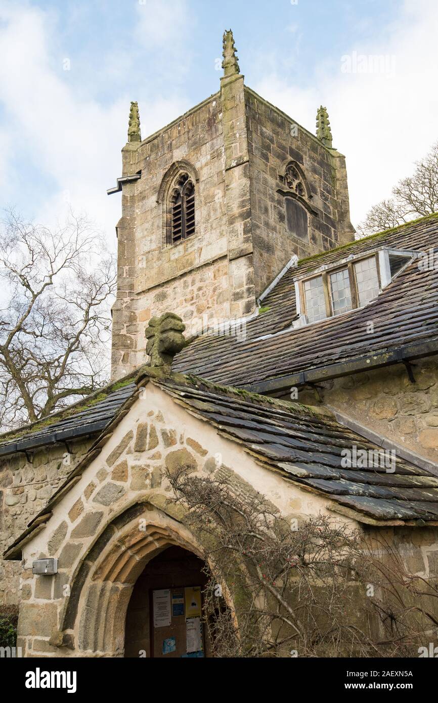St mary the virgin church long preston st marys church hi-res stock ...