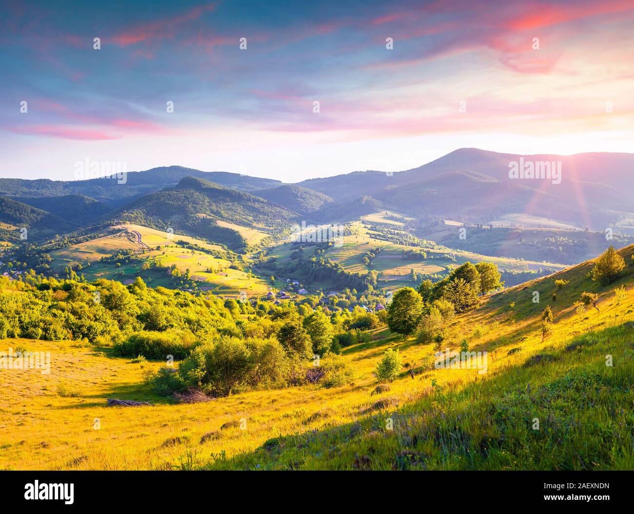 Mountain Summer Sunrise