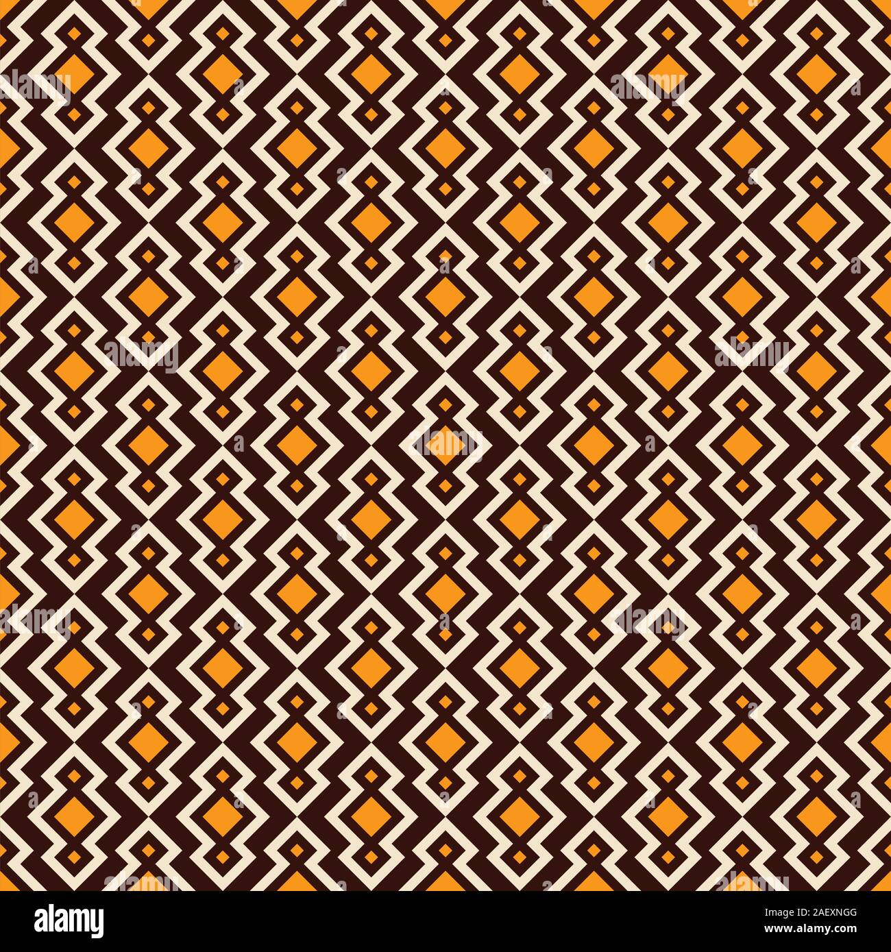 Abstract seamless pattern. Repeating ethnic ornament with rhombuses ...