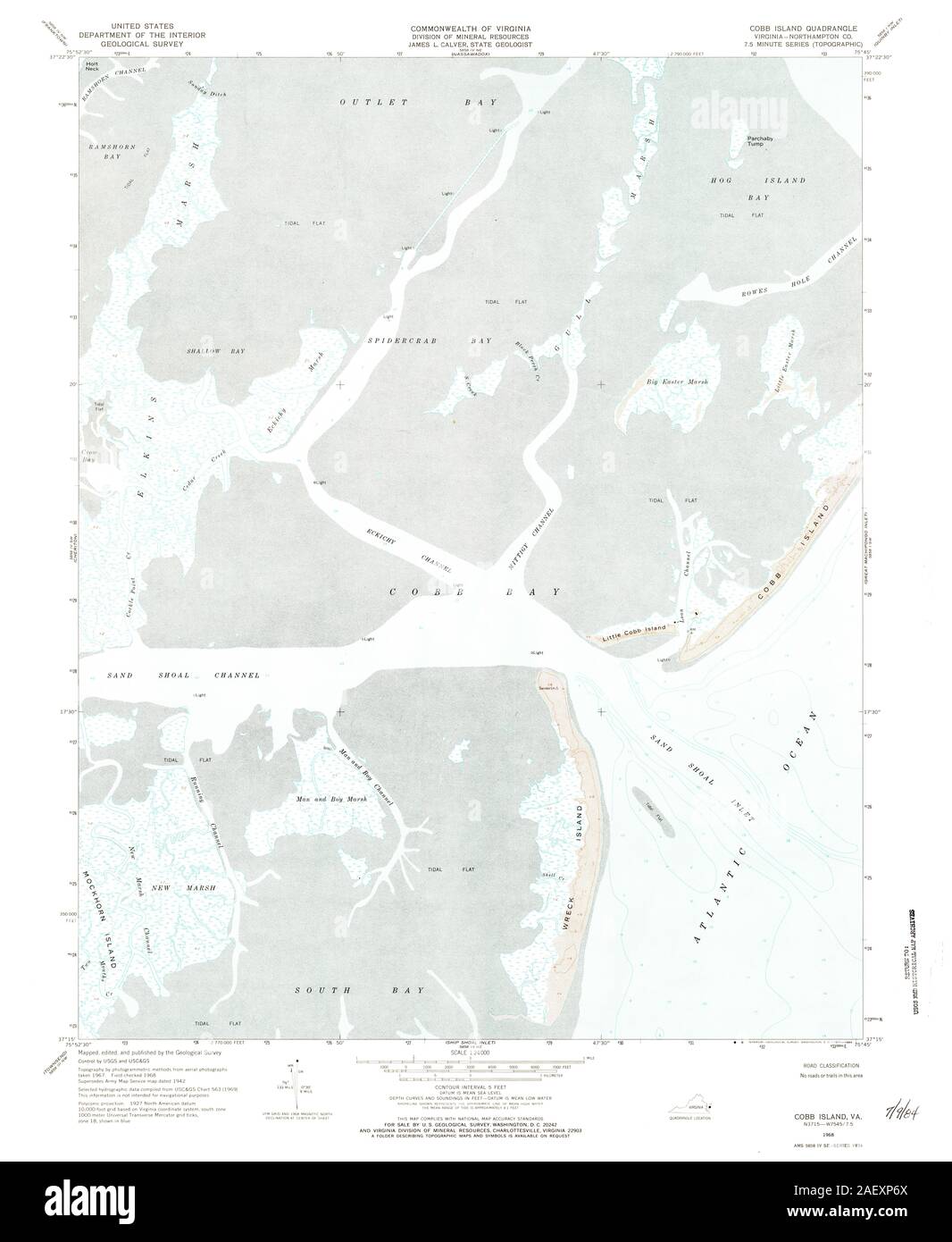 VA Cobb Island 184594 1968 24000 Stock Photo - Alamy
