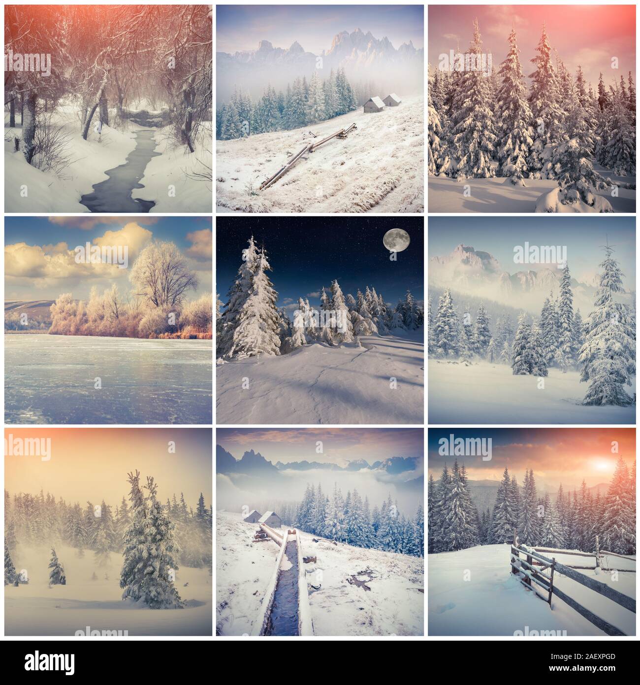 Square night view Cut Out Stock Images & Pictures - Alamy