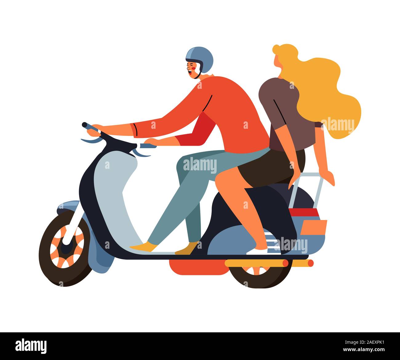 Young rider sitting Stock Vector Images - Alamy
