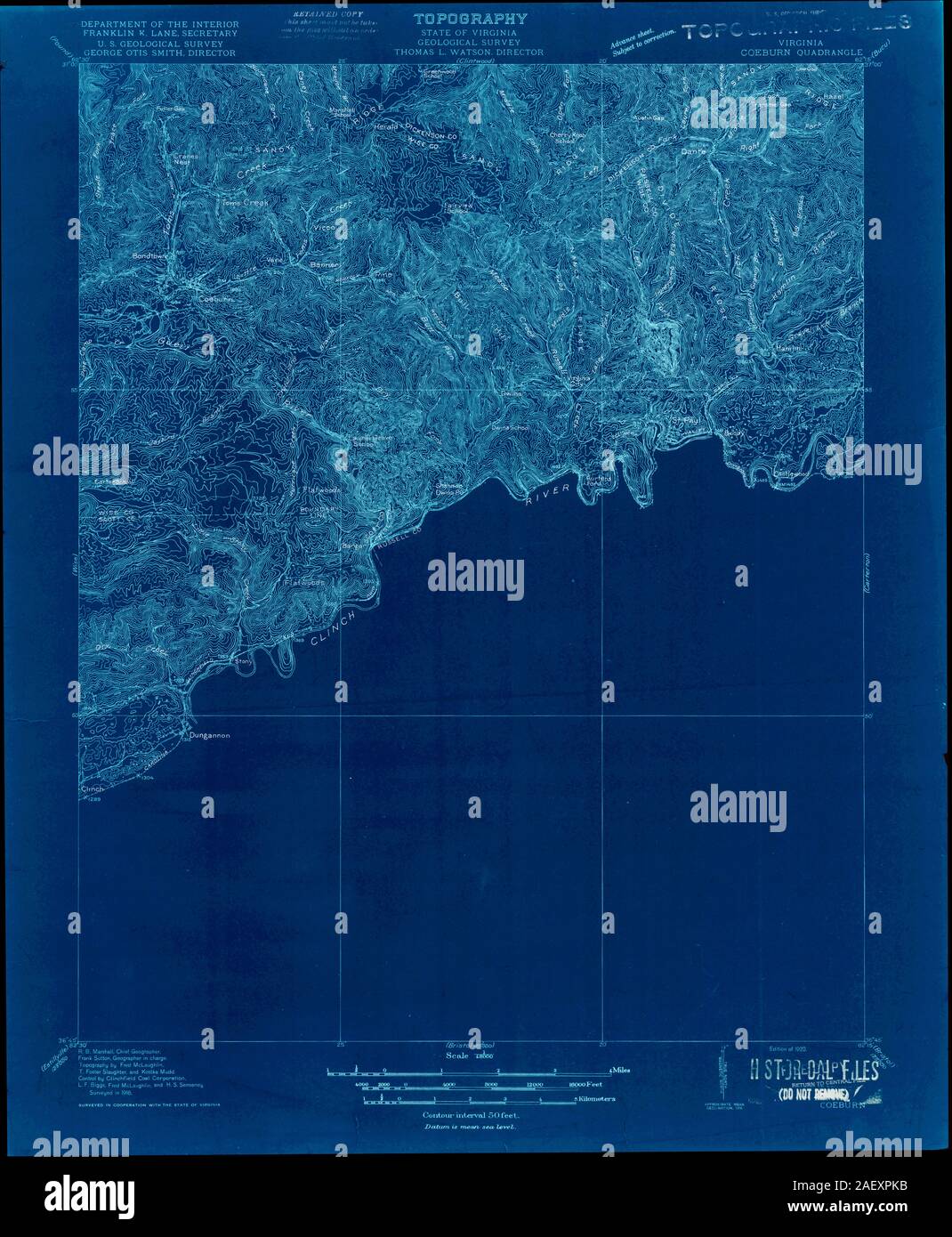 Map of coeburn hi-res stock photography and images - Alamy