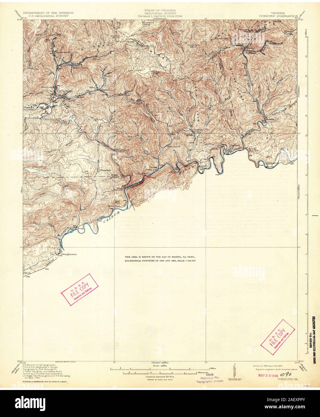 Map of coeburn hi-res stock photography and images - Alamy