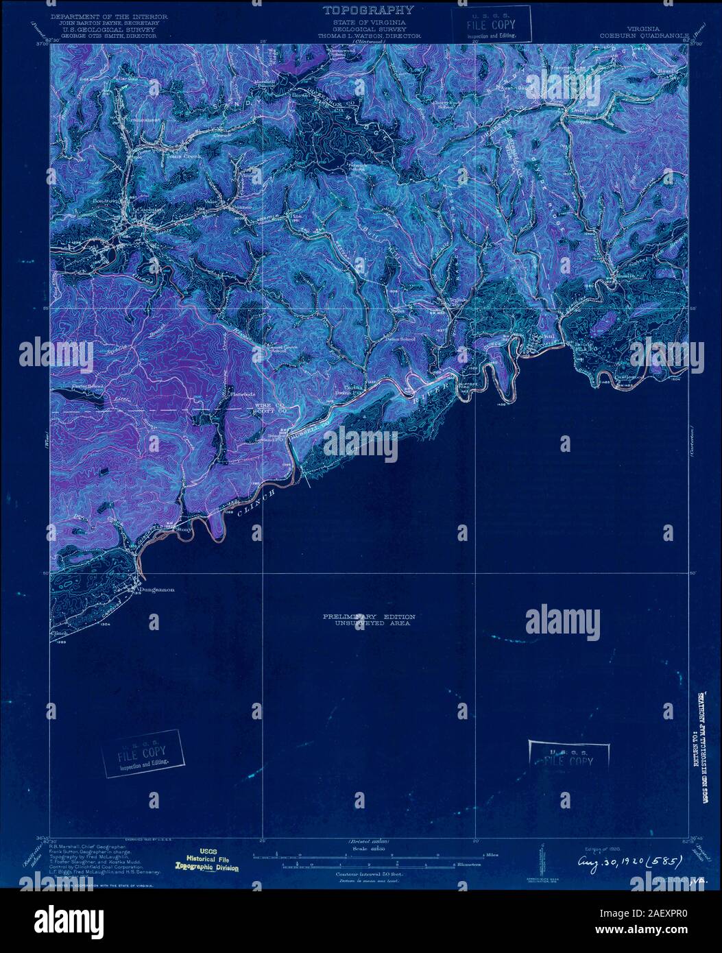 Map of coeburn hi-res stock photography and images - Alamy