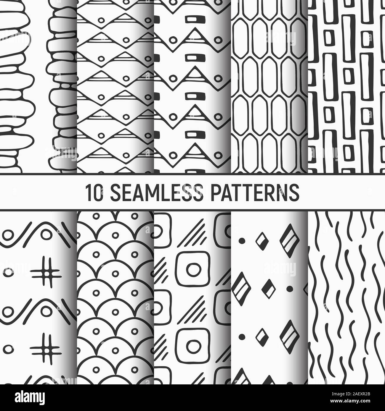 Ten prints Stock Vector Images - Alamy