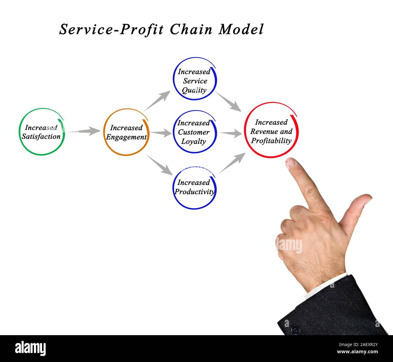 Service-Profit Chain Model Stock Photo - Alamy
