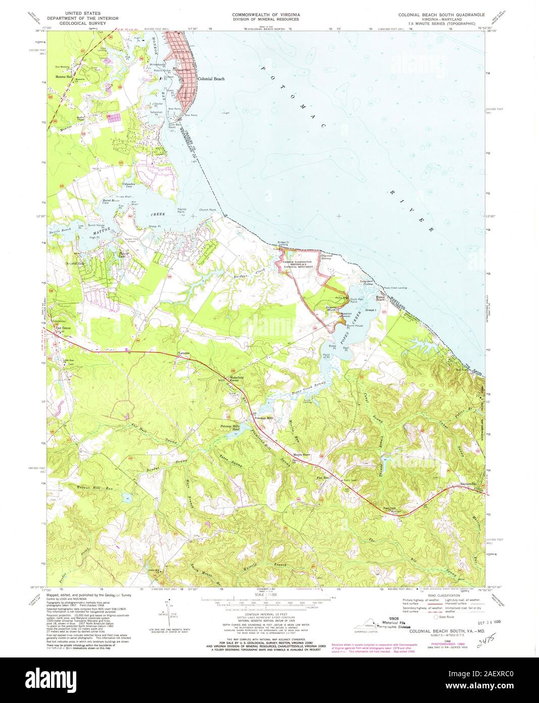 Colonial map of united states Cut Out Stock Images & Pictures - Alamy