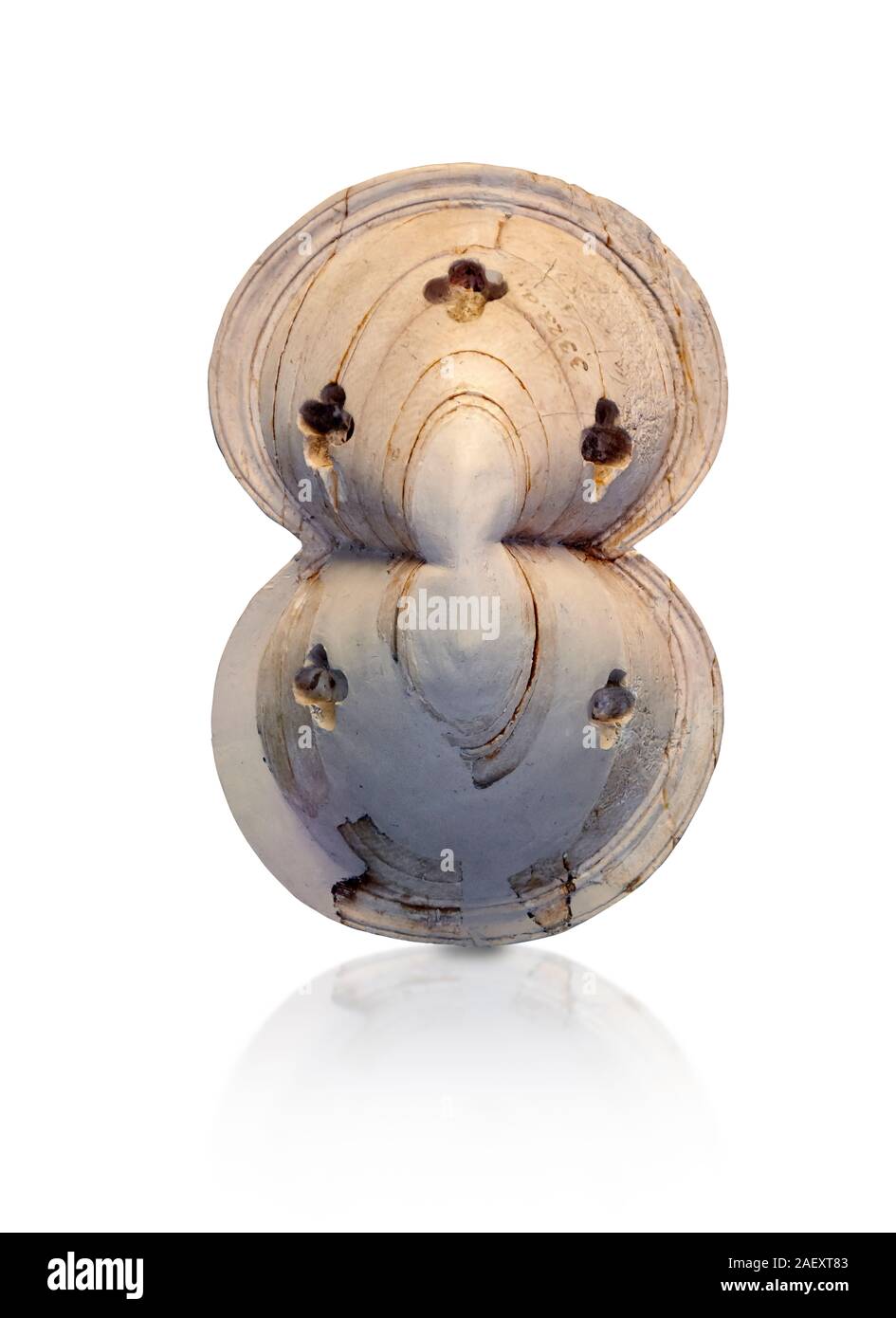 Mycenaean figure of eight shield Cut Out Stock Images & Pictures - Alamy