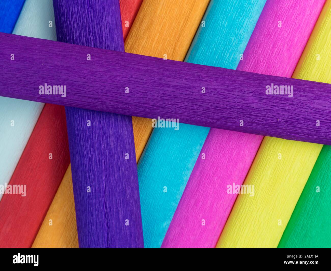 background color crepe paper rolls Stock Photo - Alamy
