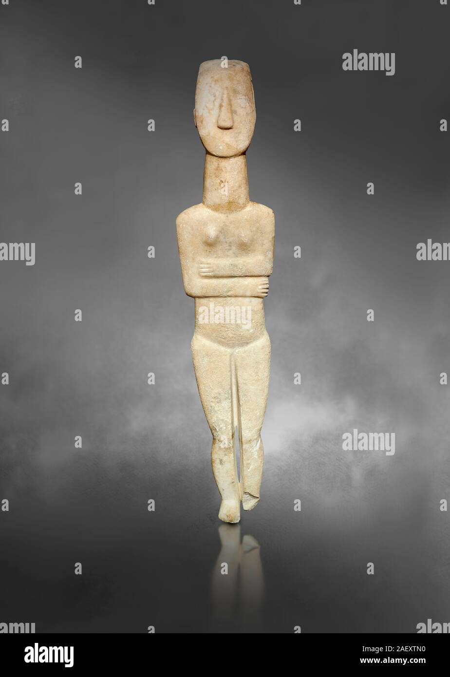 Cycladic marble figurine hi-res stock photography and images - Alamy