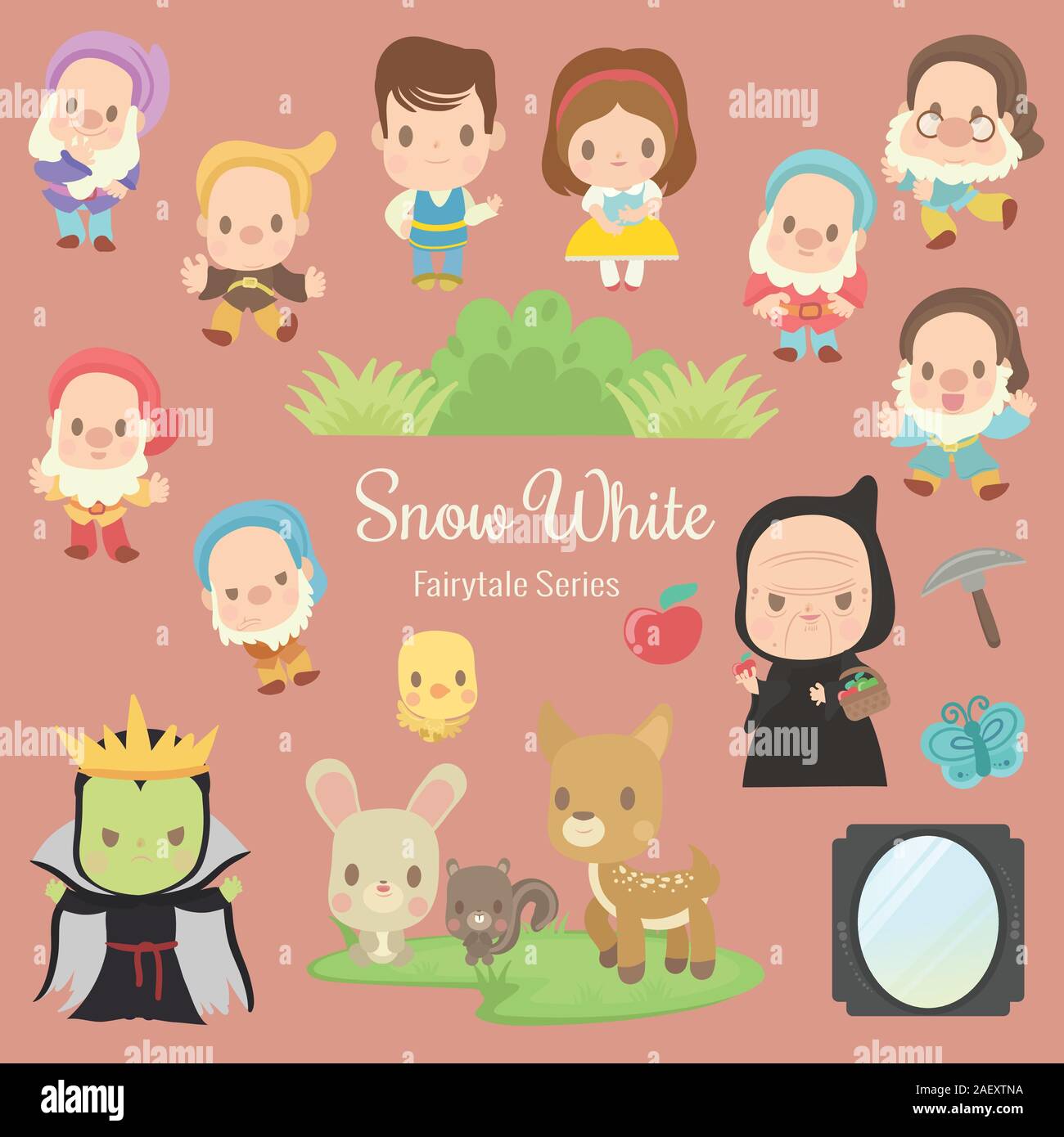 Dwarf snow lady Stock Vector Images - Alamy