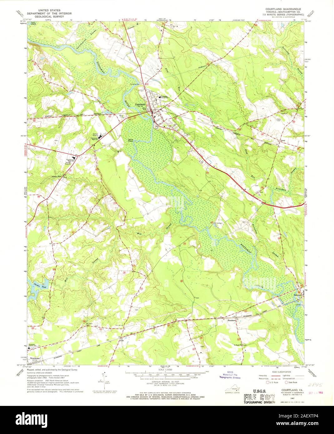 Map of courtland hi-res stock photography and images - Alamy
