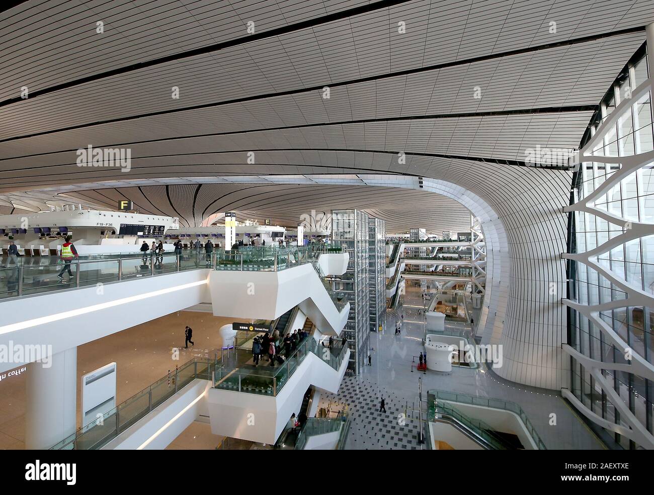 Beijing, China. 11th Dec, 2019. Foreign and Chinese journalists are ...
