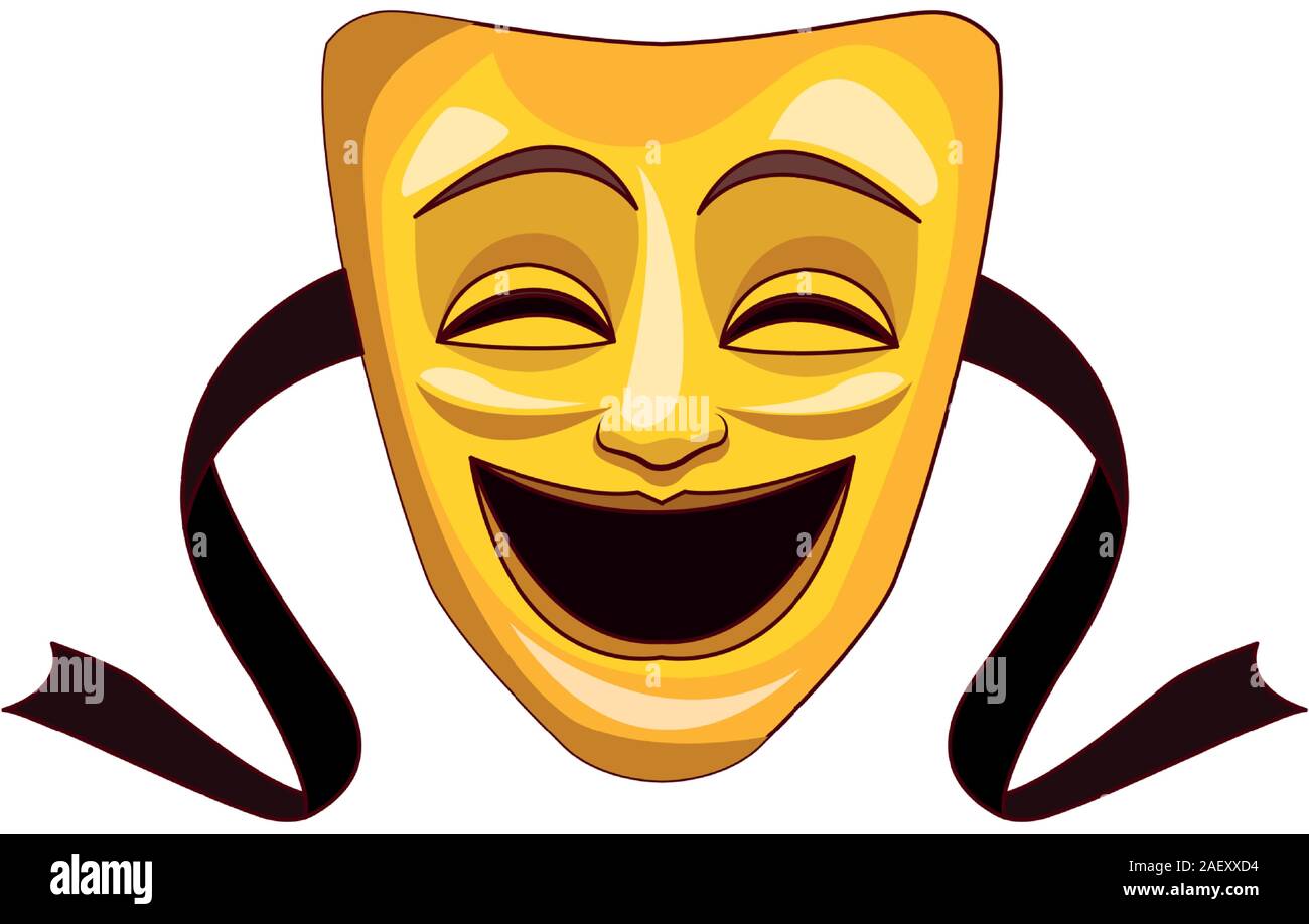 Comedy theater mask icon, colorful design Stock Vector Image & Art - Alamy