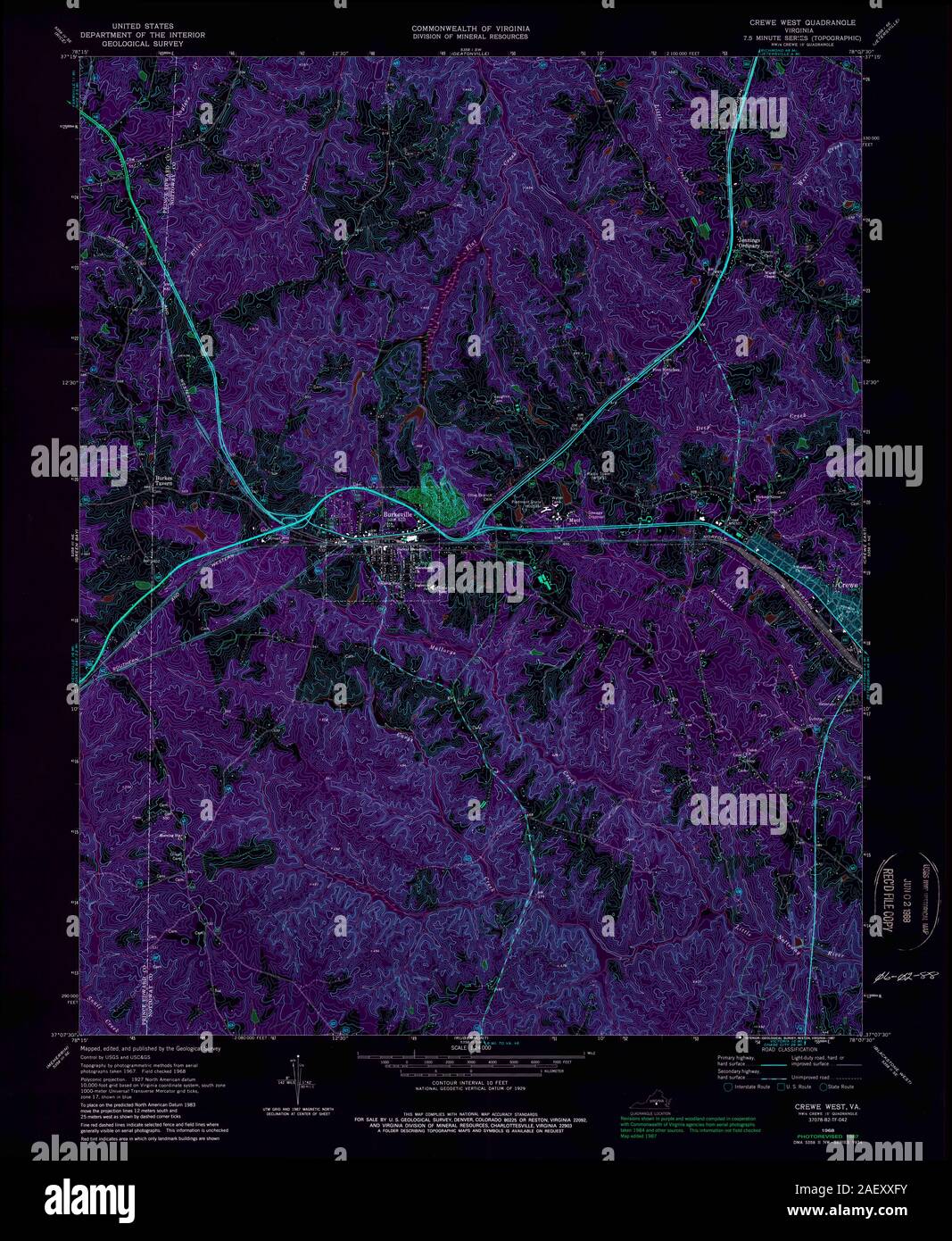 Map Of Crewe High Resolution Stock Photography and Images - Alamy