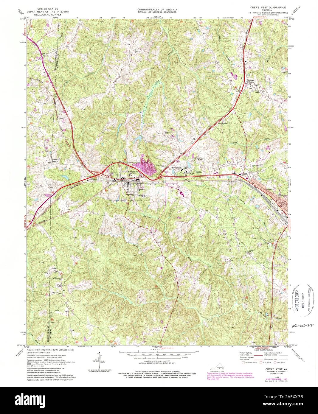 Crewe map hi-res stock photography and images - Alamy