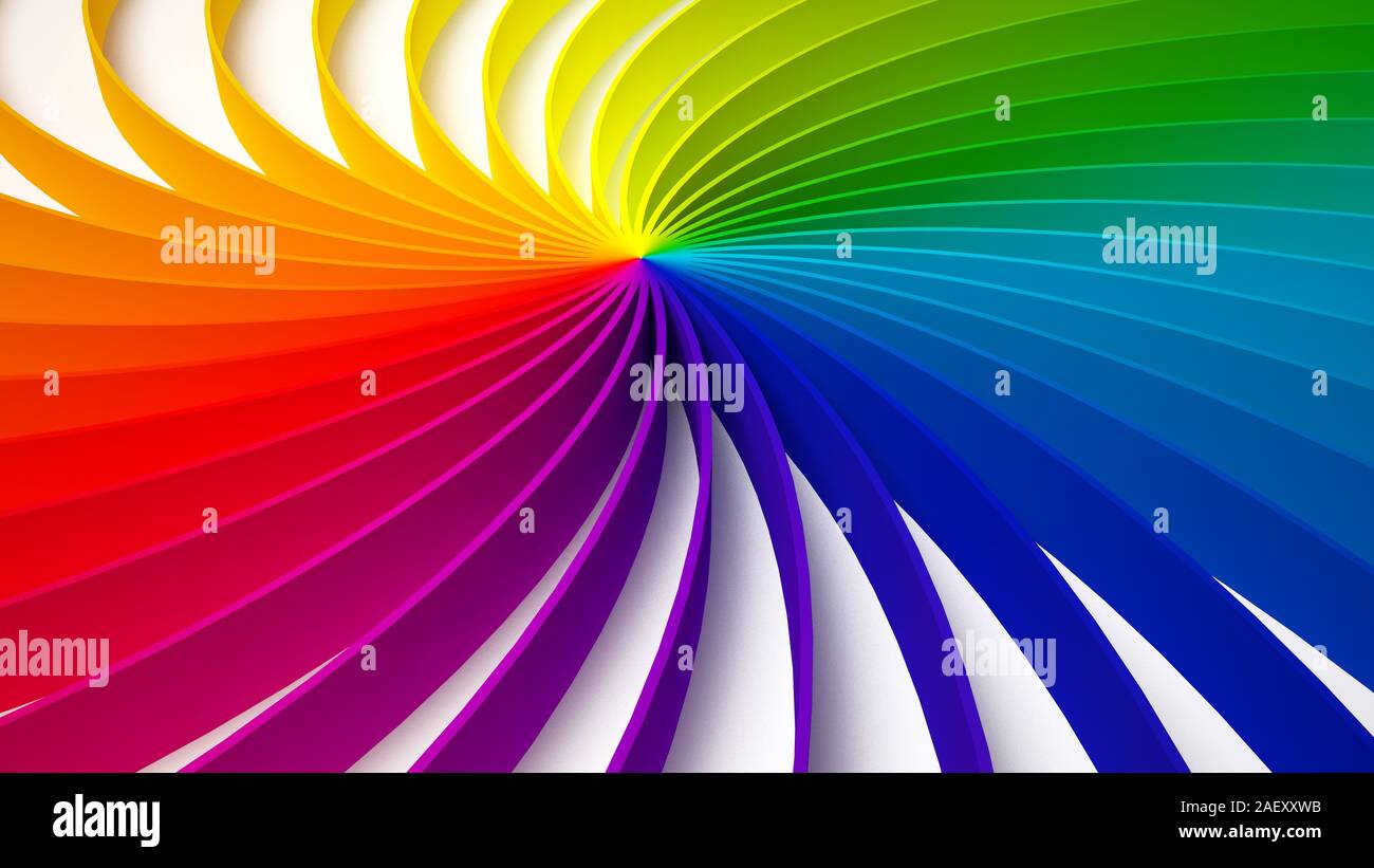 Rainbow background. 3d illustration 3d rendering Stock Photo - Alamy