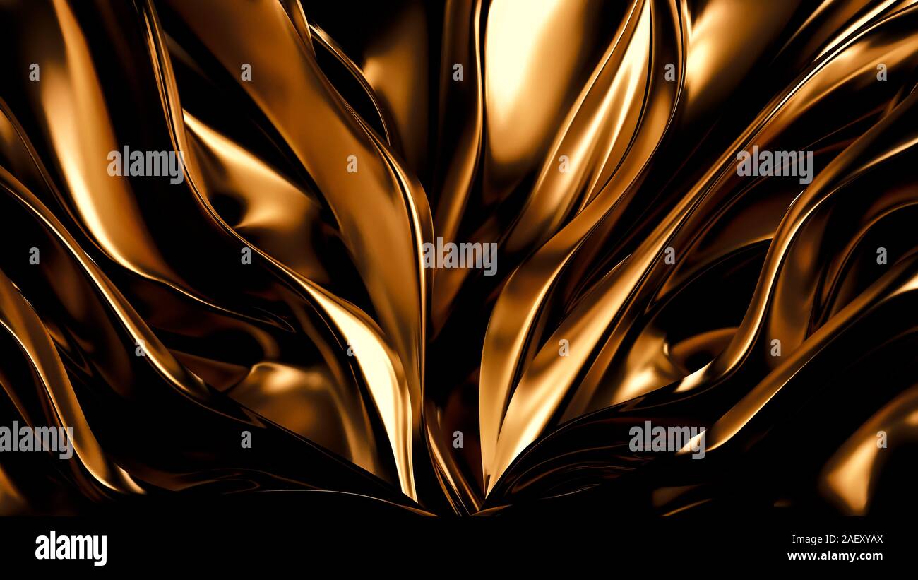 Beautiful, luxurious, luxury golden background. 3d rendering 3d ...