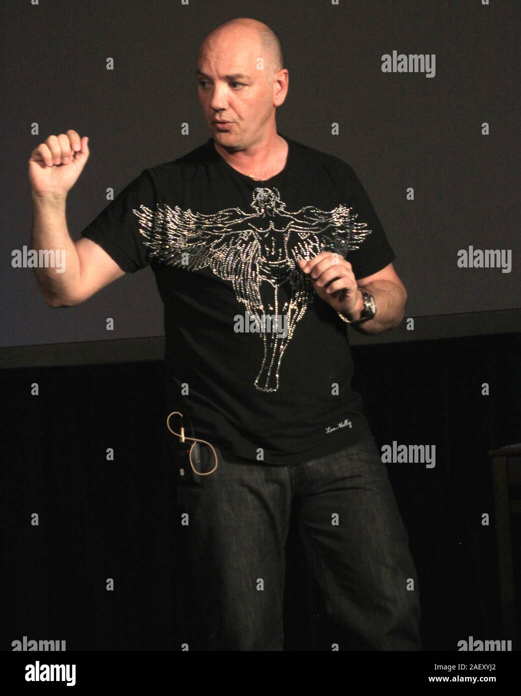 Liverpool,uk Medium Joe Power at Liverpool Epstein Theatre credit Ian ...