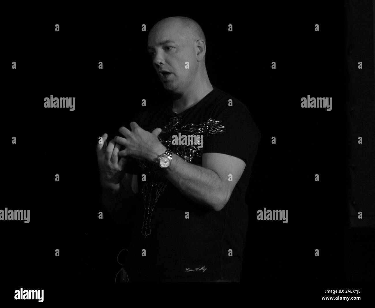 Liverpool,uk Medium Joe Power at Liverpool Epstein Theatre credit Ian ...