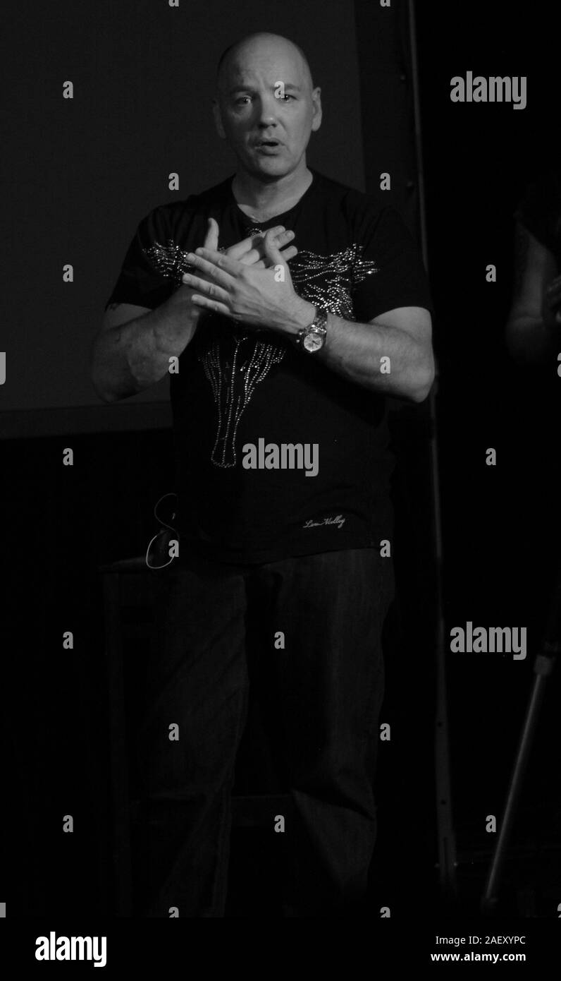 Liverpool,uk Medium Joe Power at Liverpool Epstein Theatre credit Ian ...