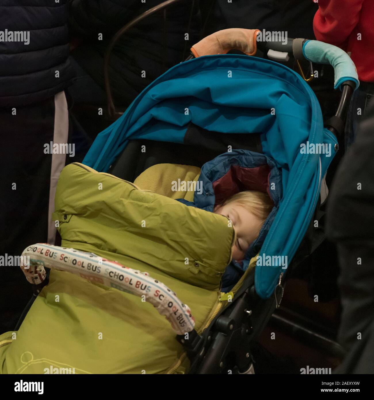 Sleeping in stroller hi-res stock photography and images - Alamy