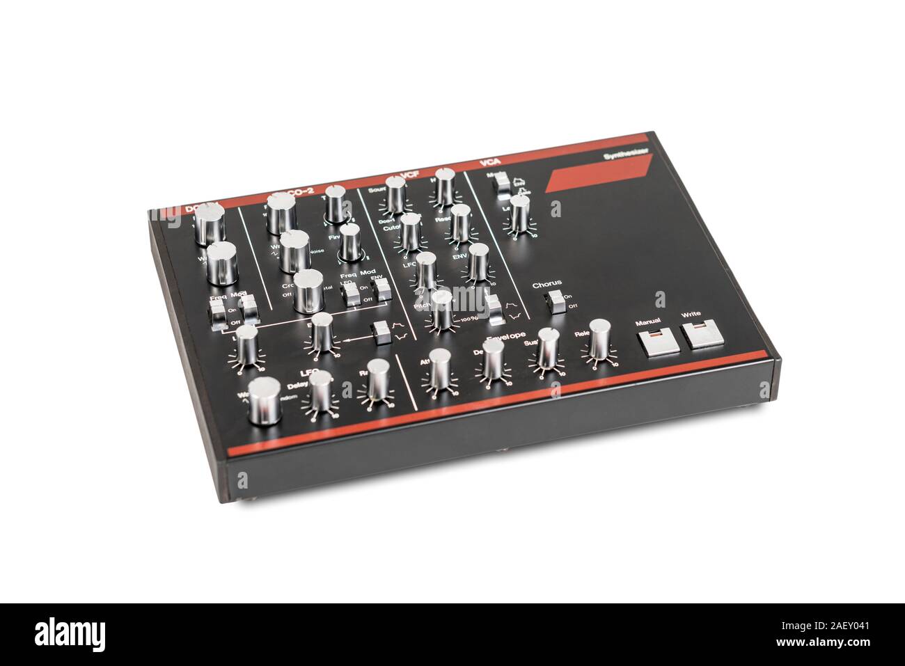 The PG-200 programmer for the Roland JX-3P synthesizer. White ...