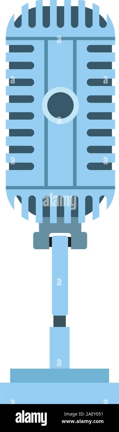 retro microphone with cord icon Stock Vector Image & Art - Alamy