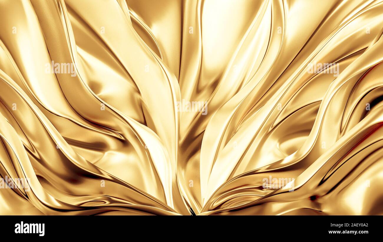 Beautiful, luxurious, luxury golden background. 3d rendering, 3d ...