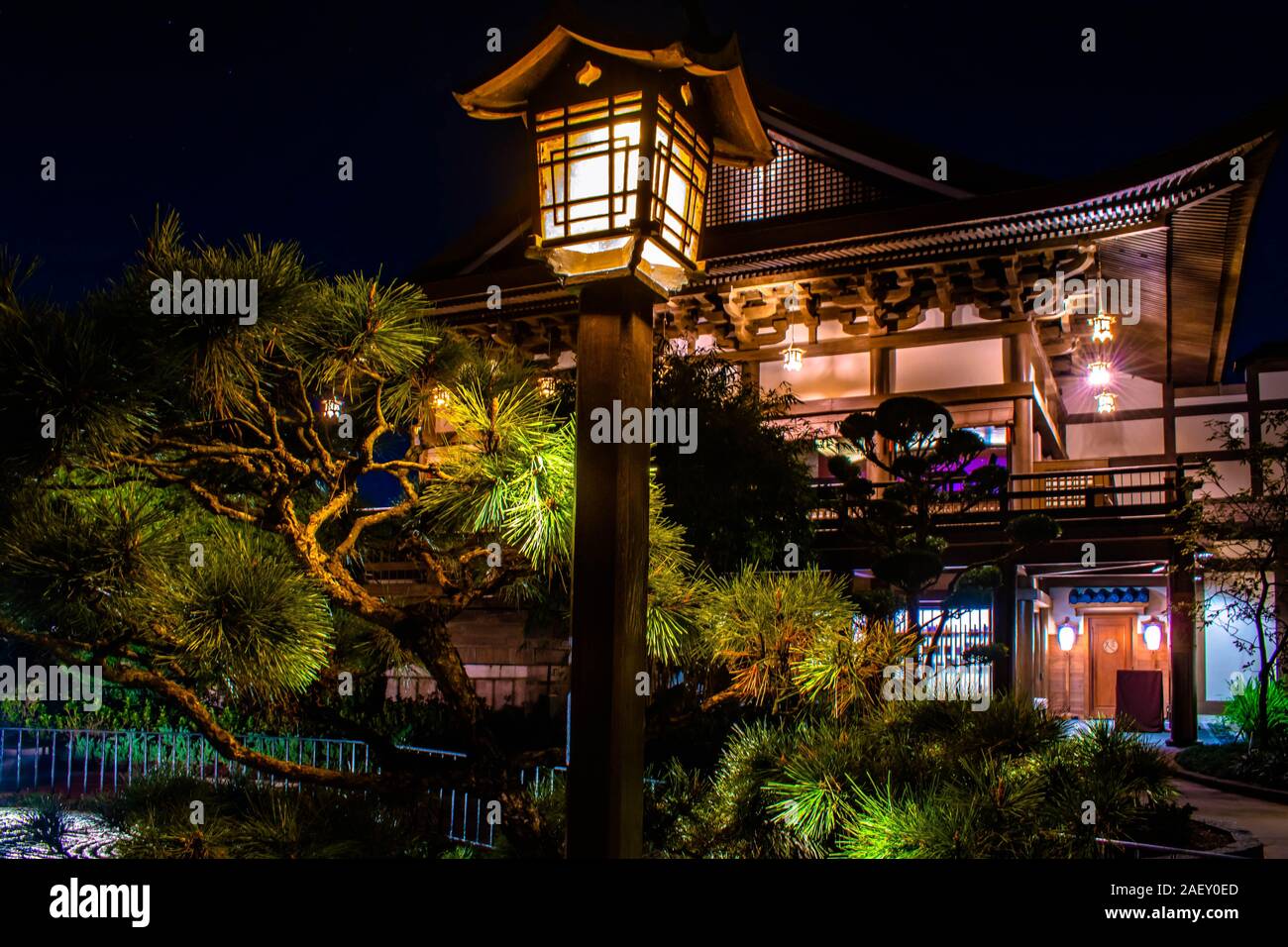 Orlando, Florida. December 06, 2019. Partial view of Japan Pavillion at ...