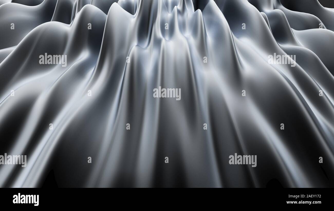 Luxury black drapery fabric background. 3d rendering 3d illustration ...