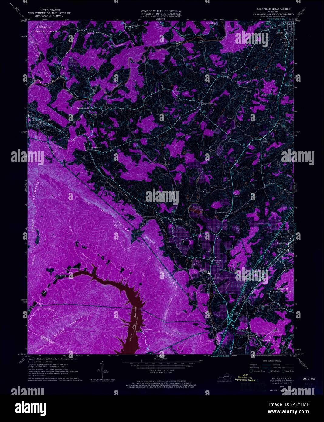 Map of daleville hi-res stock photography and images - Alamy