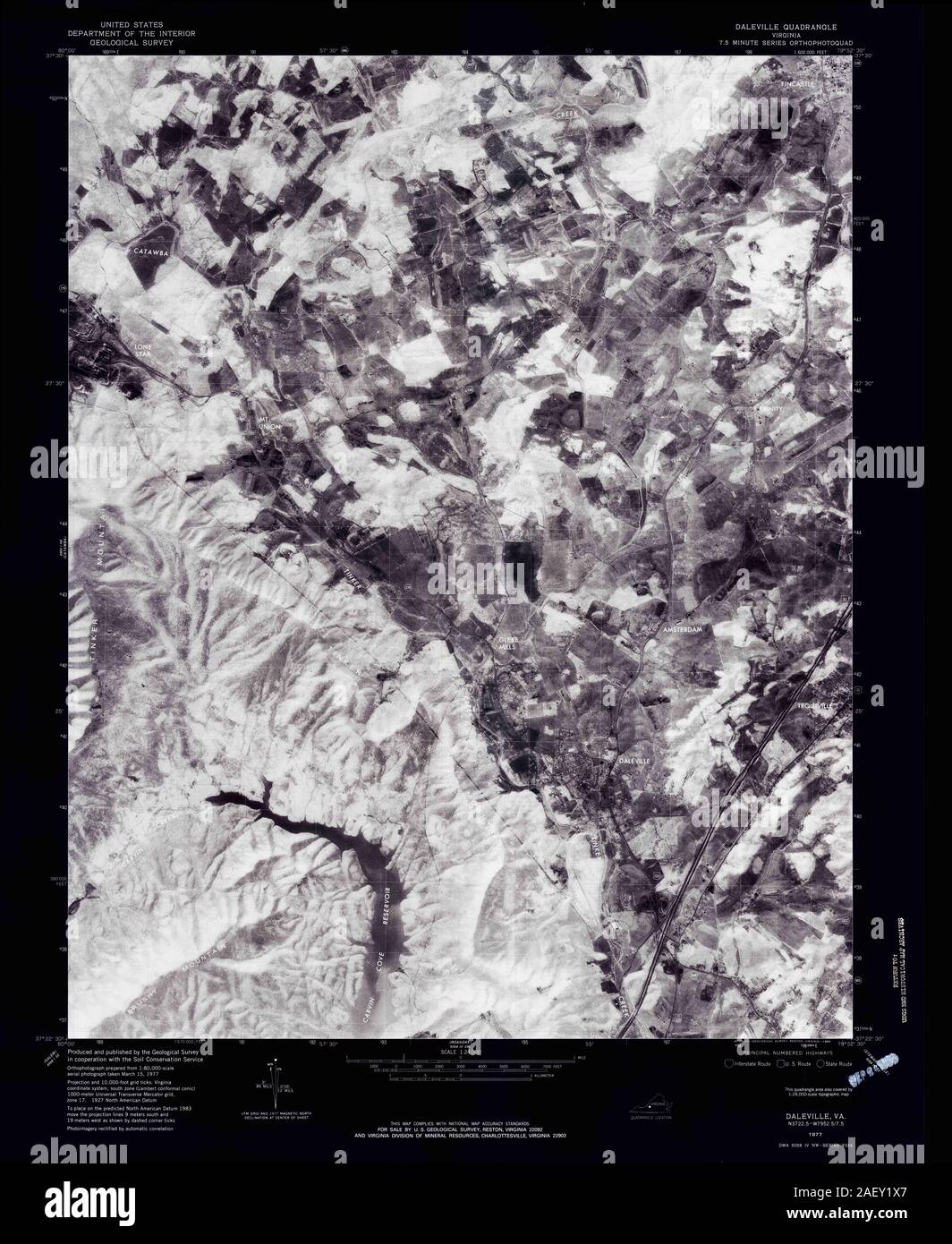 Map of daleville hi-res stock photography and images - Alamy