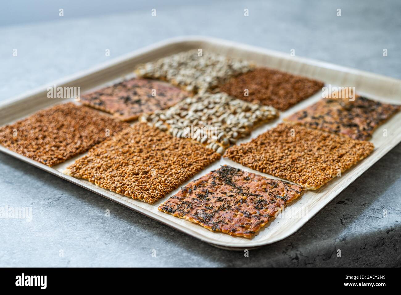 Turkish Homemade Snacks Biscuit with Sunflower Seeds, Sesame and Dill ...