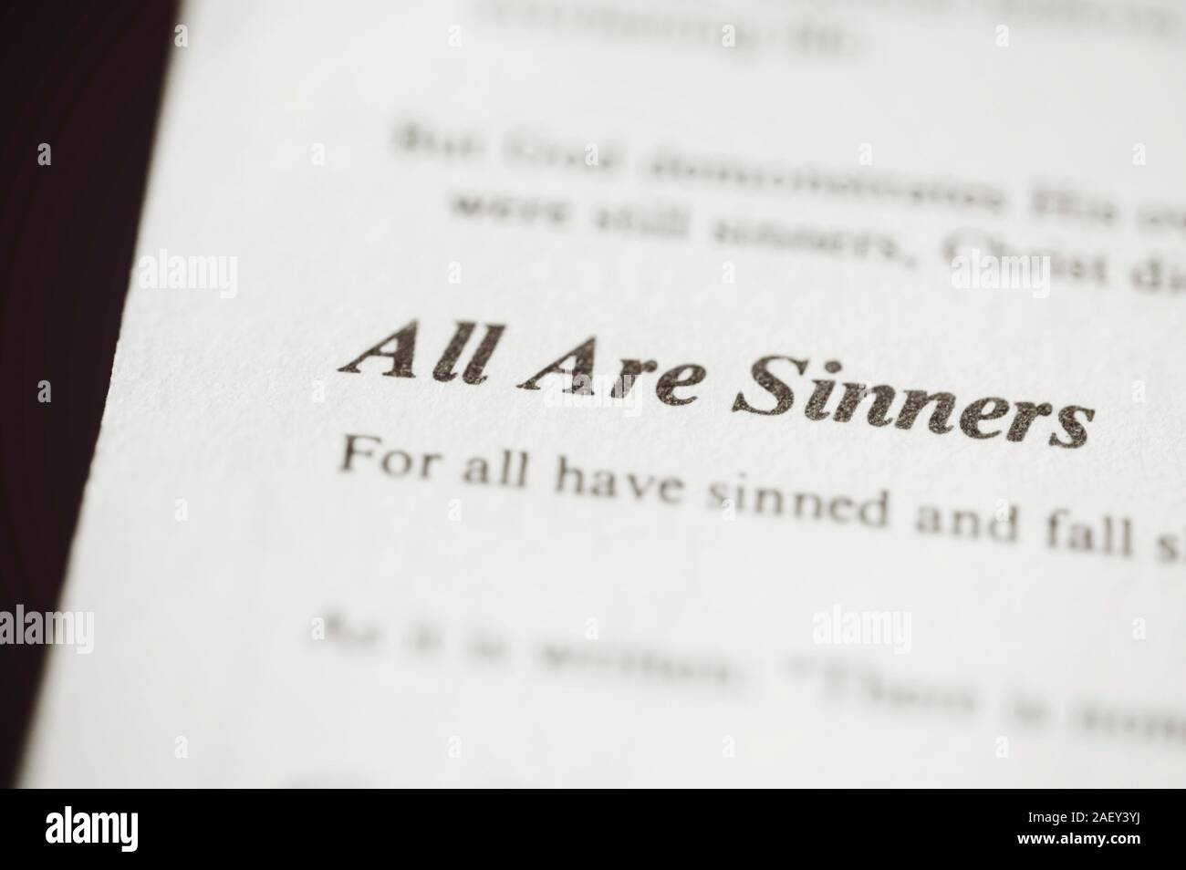 religious text from the holy bible Stock Photo - Alamy