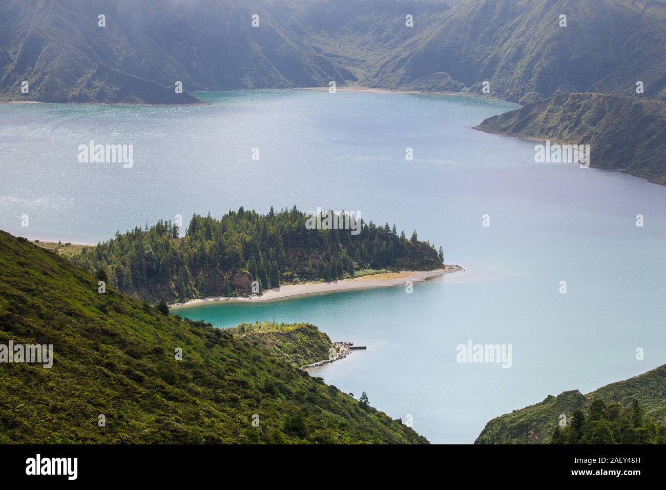Lagoa do Fogo, crater lake, Sao Miguel, Azores Stock Photo - Alamy