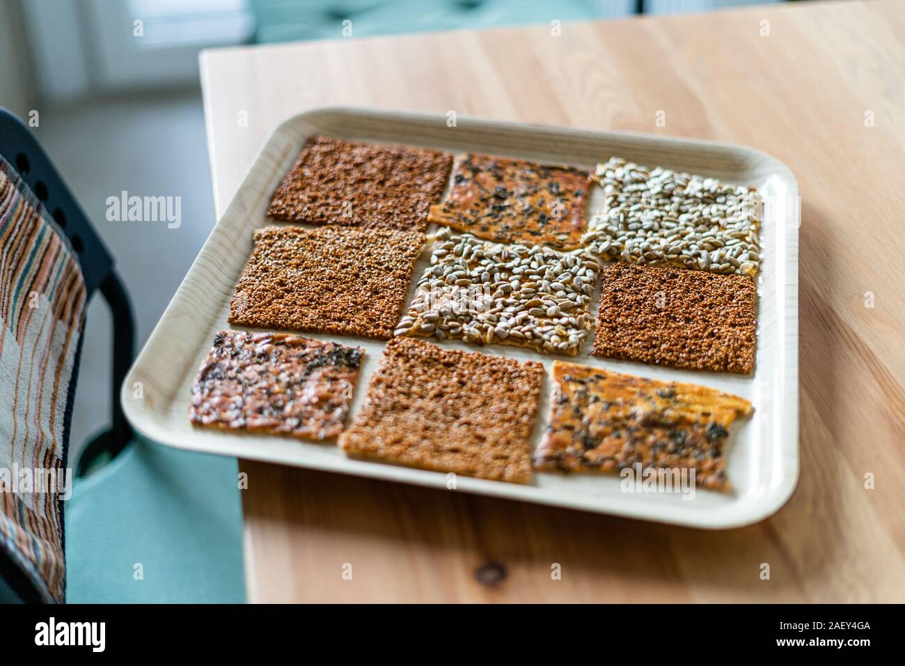 Turkish Homemade Snacks Biscuit with Sunflower Seeds, Sesame and Dill ...