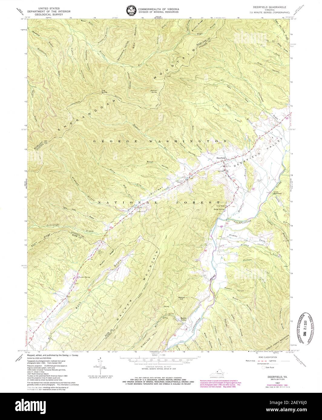 Deerfield map Cut Out Stock Images & Pictures - Alamy