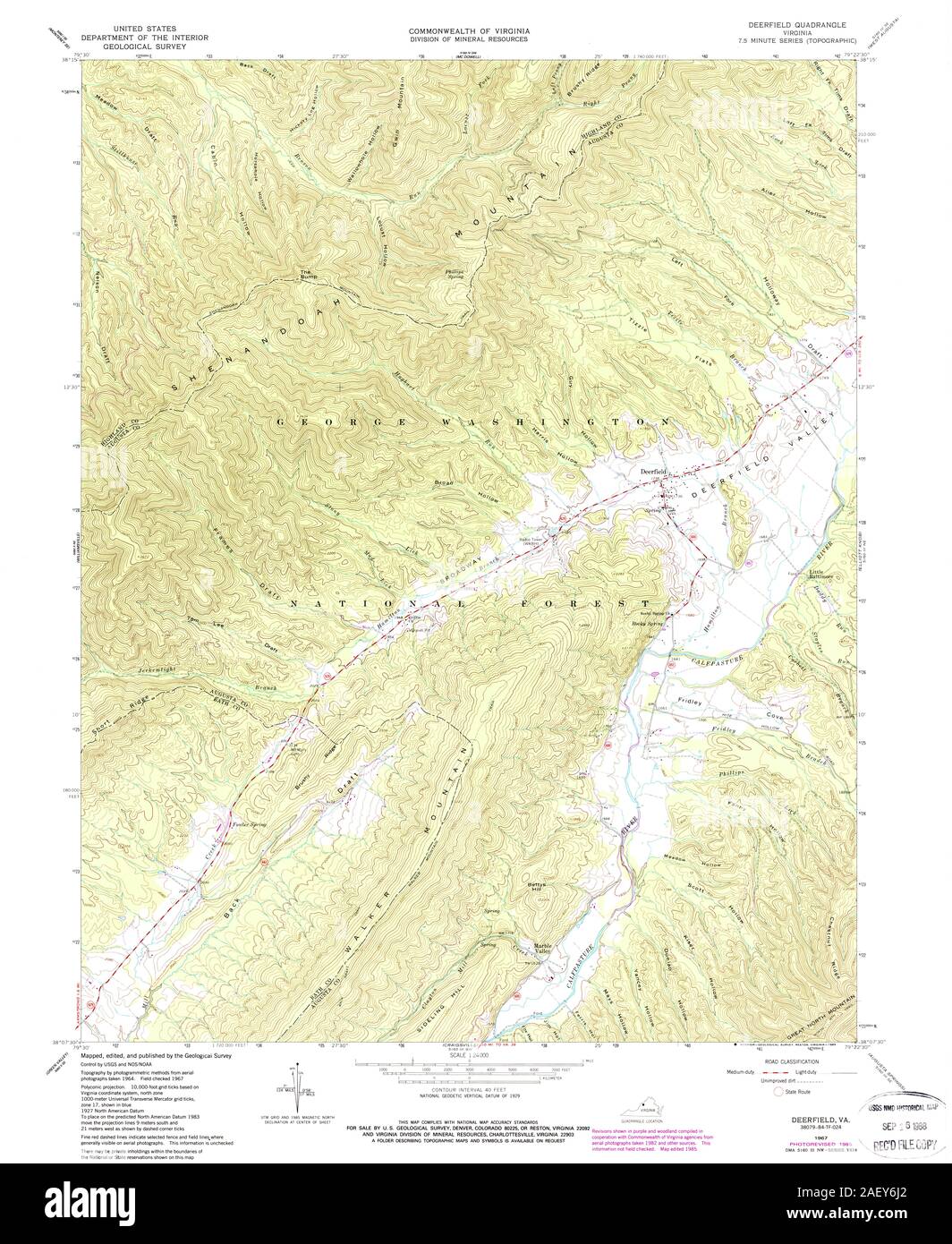 Map of deerfield Cut Out Stock Images & Pictures - Alamy