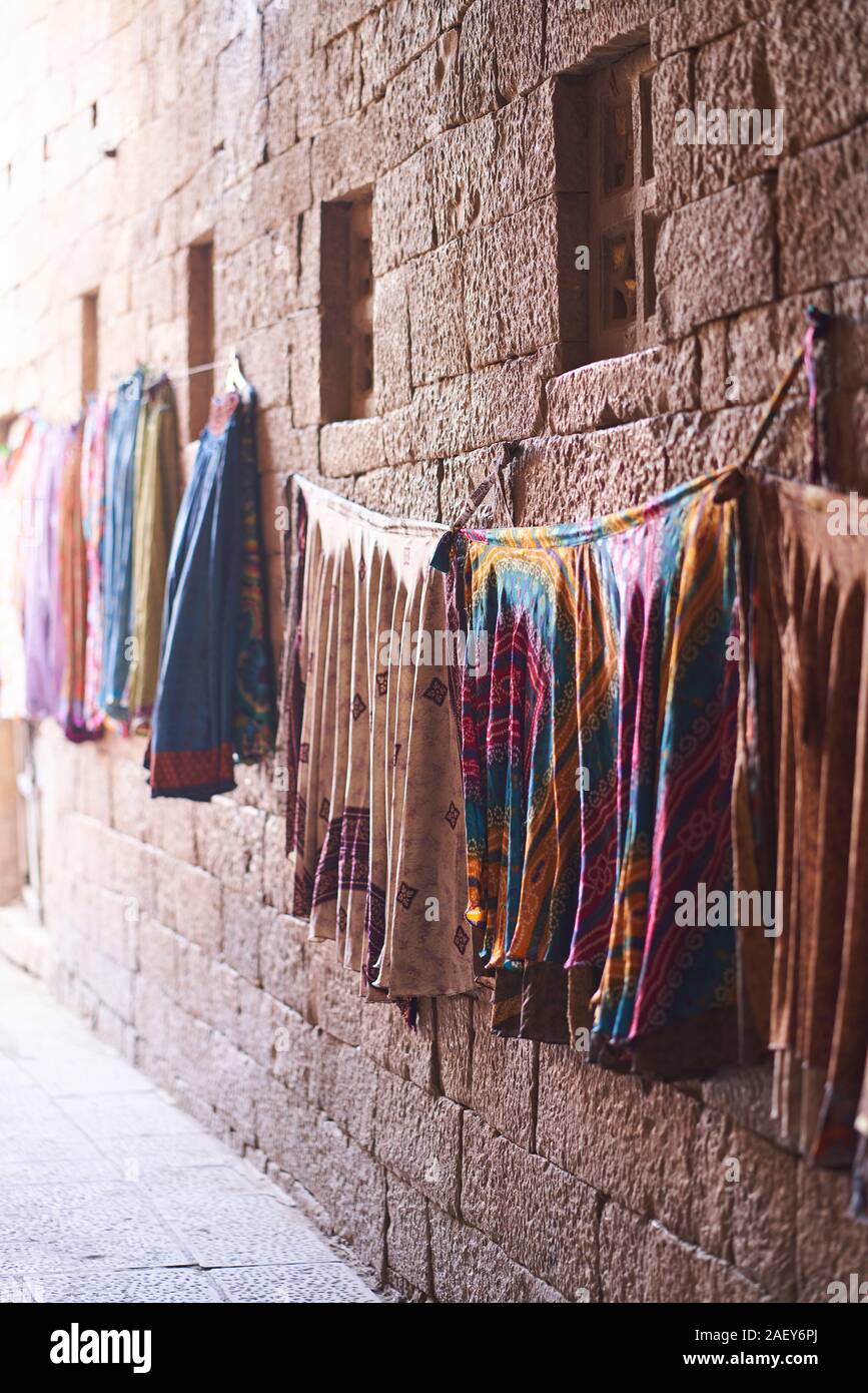 Hanging textiles hi-res stock photography and images - Alamy