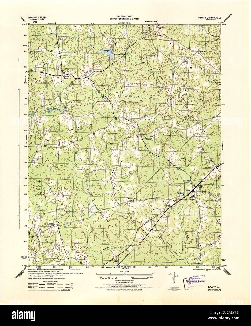 Dewitt map hi-res stock photography and images - Alamy