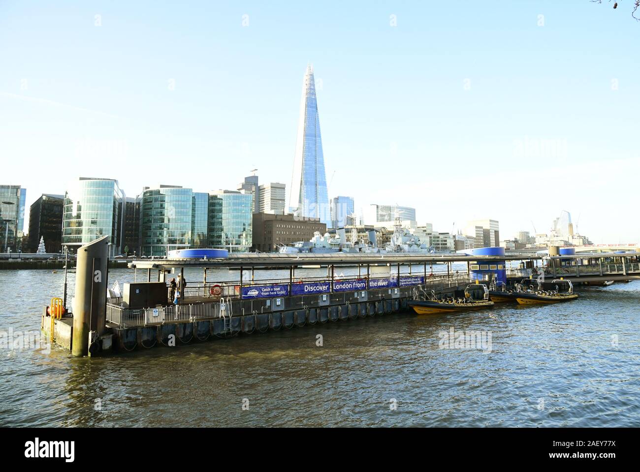 Tower millennium pier hi-res stock photography and images - Alamy